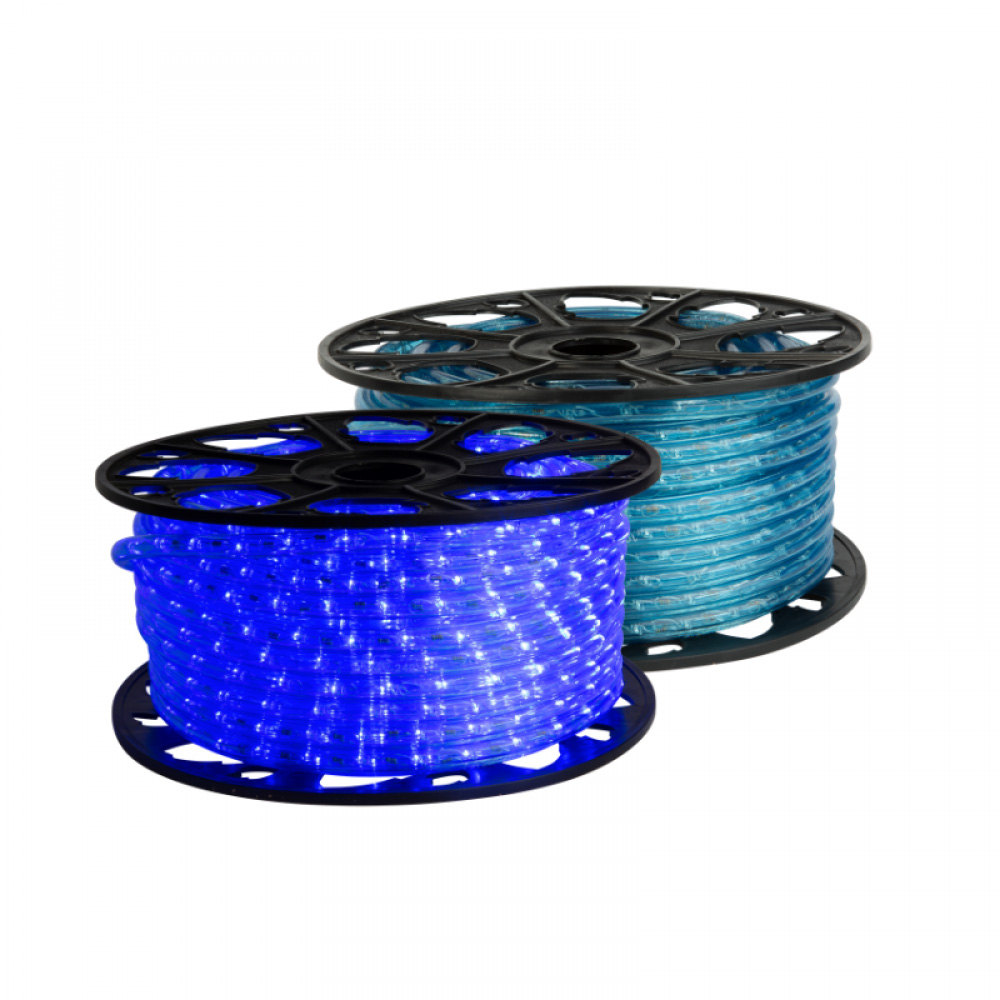 LED lichtslang | 230V | 50m | horizon | blauw | gekleurd PVC - Dimlight.nl
